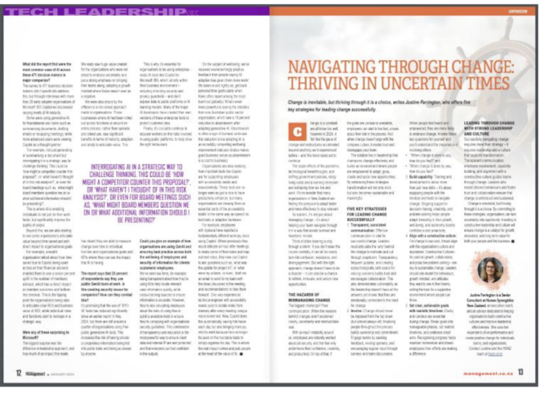 Navigating Through Change | Human Synergistics New Zealand